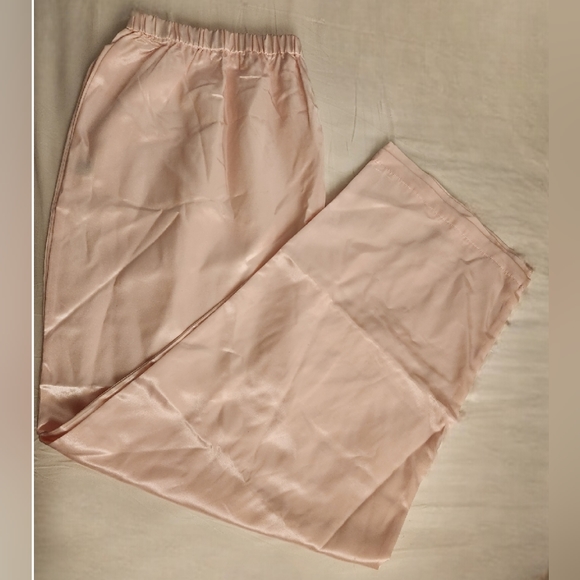 Allison Rhea | Intimates & Sleepwear | Vintage Pink Satin Embroidered ...